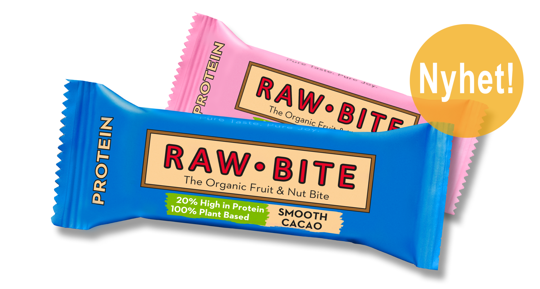 » Nyhet! Rawbite proteinbars